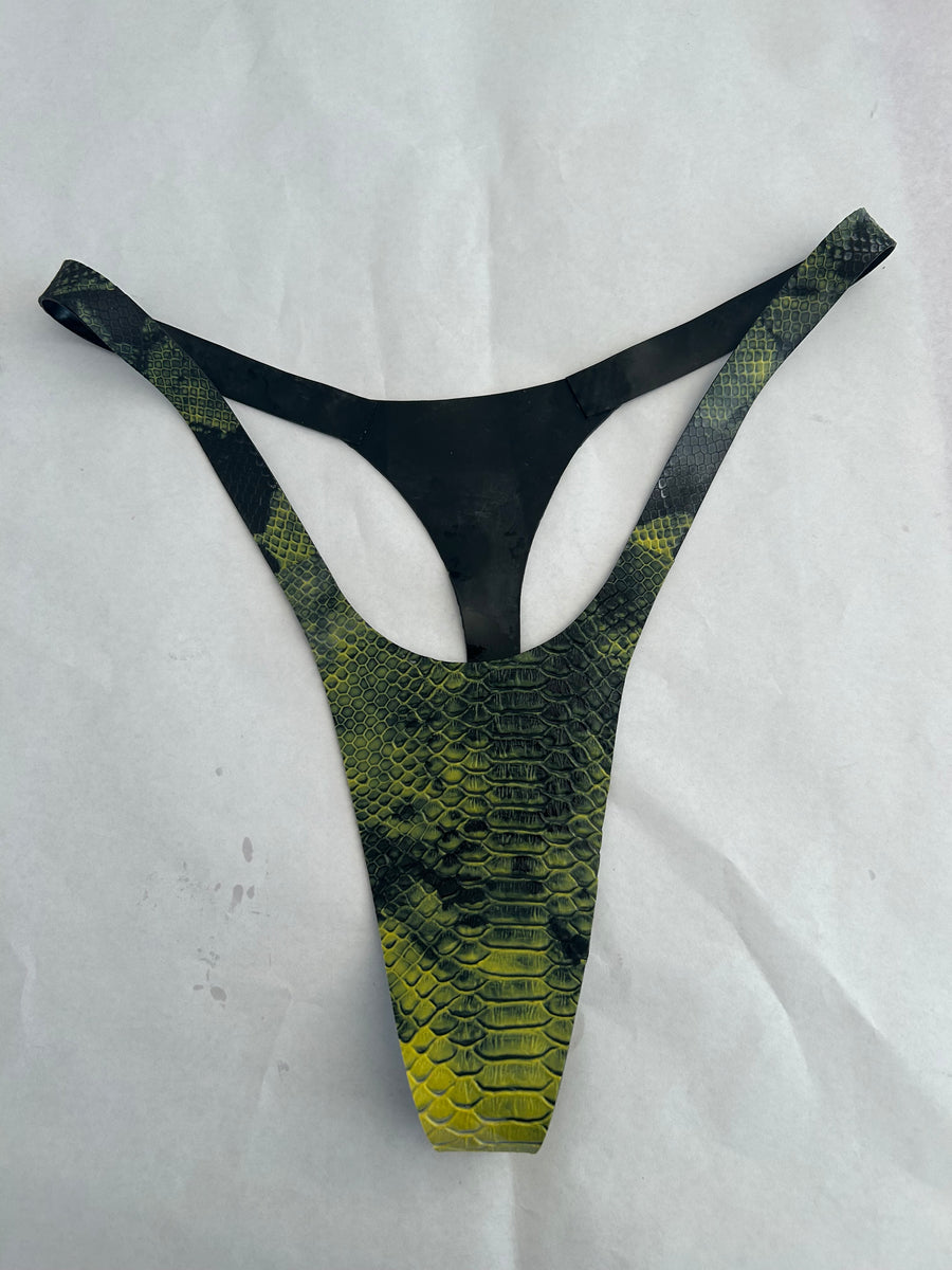 MEDIUM Yellow Snake Thong – LUPAE